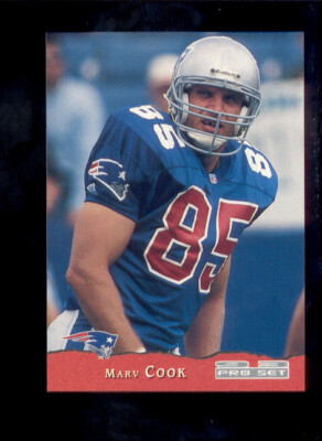 1993 Pro Set MARV COOK New England Patriots Card | eBay