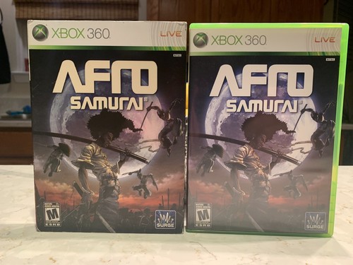 Afro Samurai (Microsoft Xbox 360, 2009) CIB COMPLETE TESTED SLIPCOVER ...