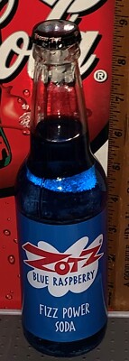 2023 ZOTZ BLUE RASBERRY FIZZ POWER SODA ROCKET FIZZ 12 OZ CLEAR GLASS ...