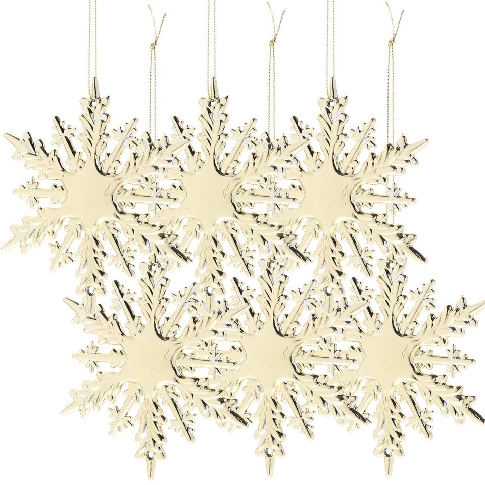 6pcs Christmas Tree Decors Party Hanging Pendants Xmas Tree Charms Home ...