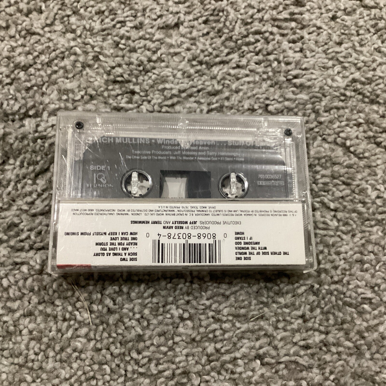 RICH MULLINS Winds of Heaven Stuff of Earth Cassette 1988 RARE ...