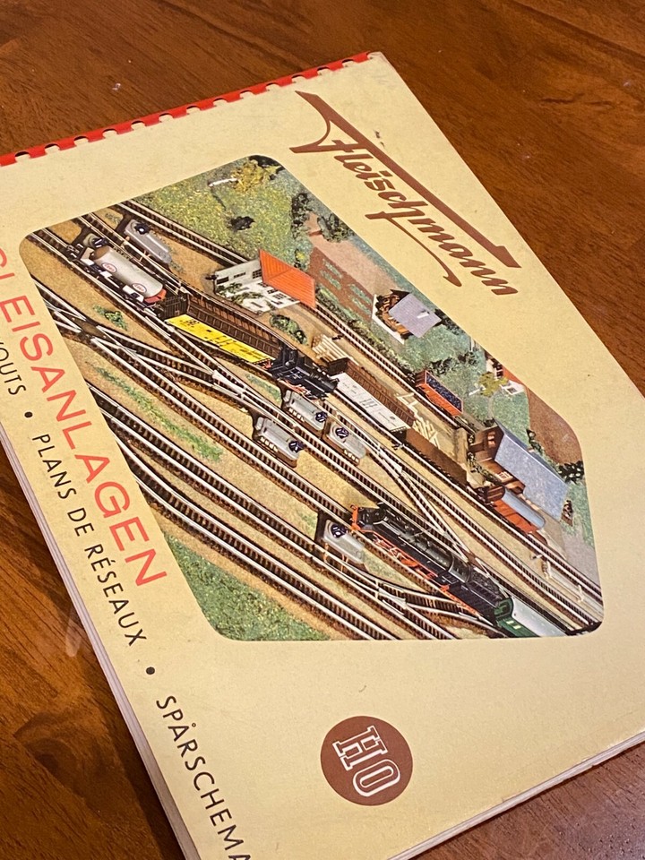 Fleischmann Track Layout Planning HO Book Vintage VGC train locomotive ...