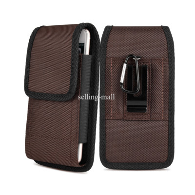 Heavy Duty Vertical Cell Phone Pouch Case Holder Holster Carrying Belt ...