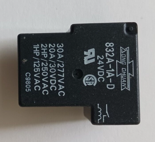 Song Chuan 832A-1A-D-24VDC General Purpose 30A 2HP-Relay 24VDC | eBay
