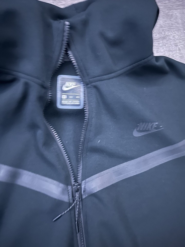 Nike Sportswear Tech Fleece Full Zip Men's Hoodie - Black CU4489-010 | eBay