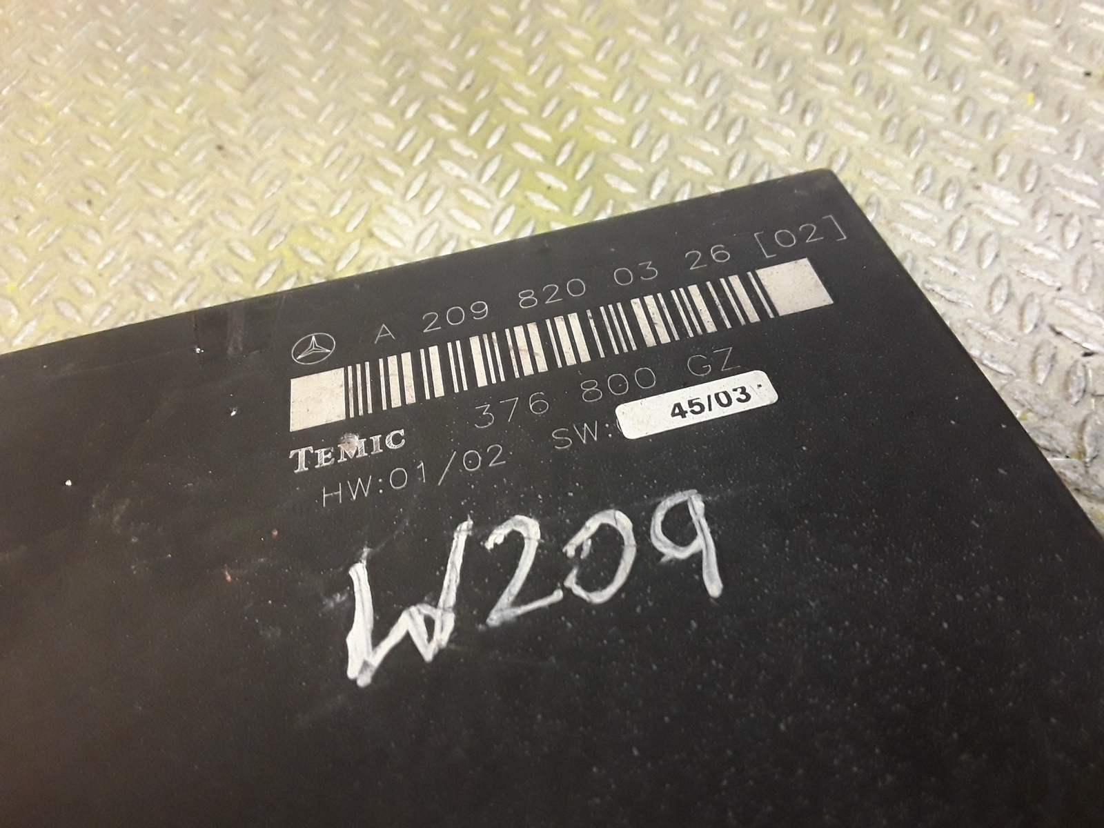 MERCEDES W209 BCM BODY COMFORT MODULE ECU UNIT CLK Class W209 OEM A ...