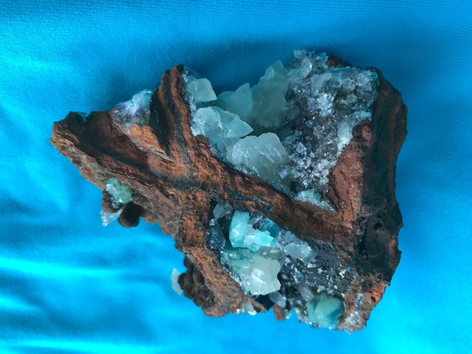 Adamite,Calcite On Matrix ,Rock Specimen,From Ojuela,Mapimi,Mexico,4.5 ...