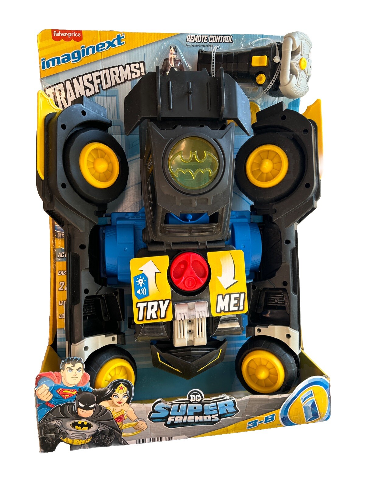 Imaginext GBK77 Transforming Batmobile Toy for sale online | eBay