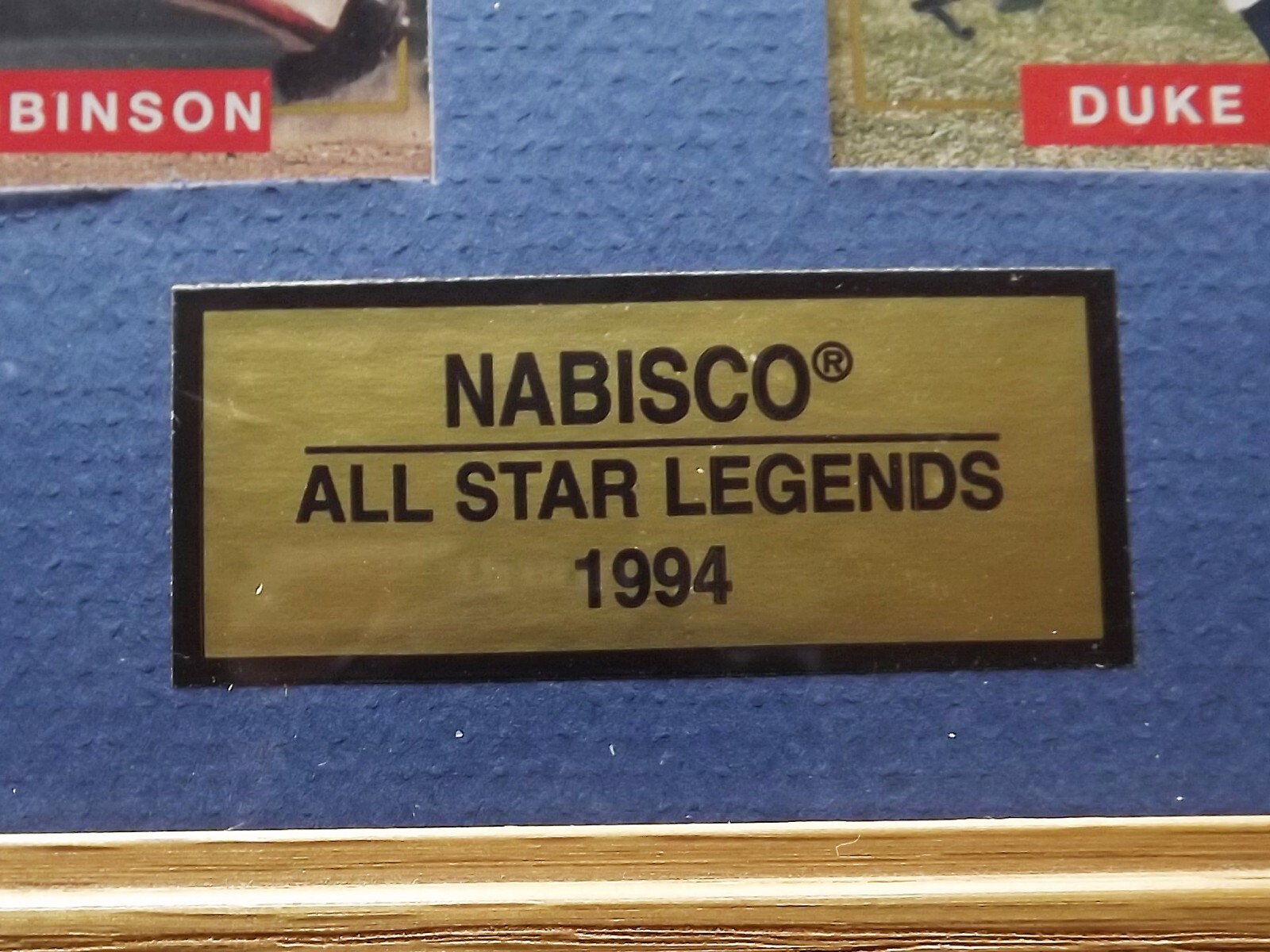 Nabisco All Star Legends 1994 FRAMED Autographed Baseball Card Set w ...
