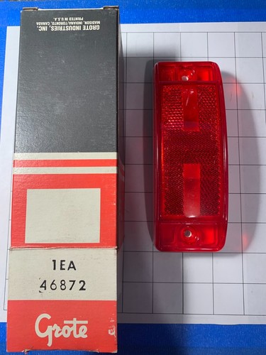 Grote 46872 Turtleback - Red Clearance Marker Light w/ 2-Prong ...