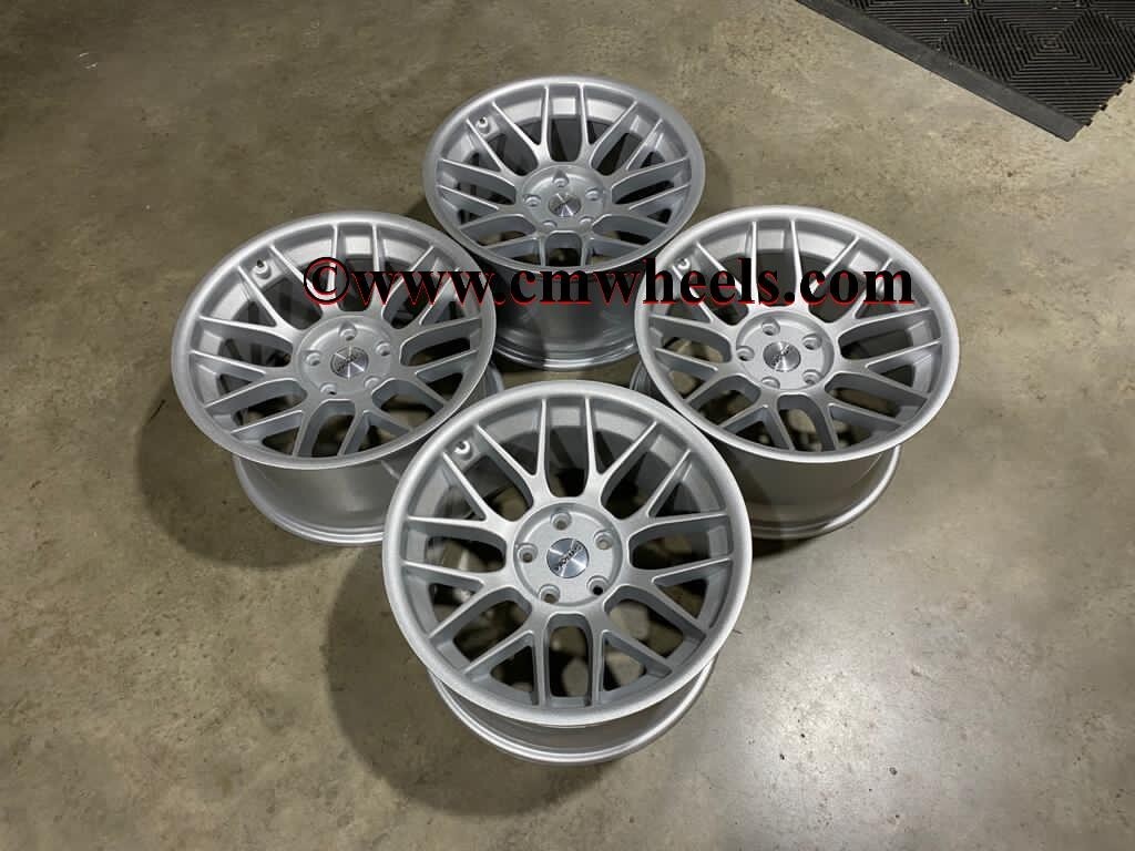 19" Strom STR2 RC ULTRA CONCAVE Alloy Wheels Quartz Silver BMW E60 E61 ...