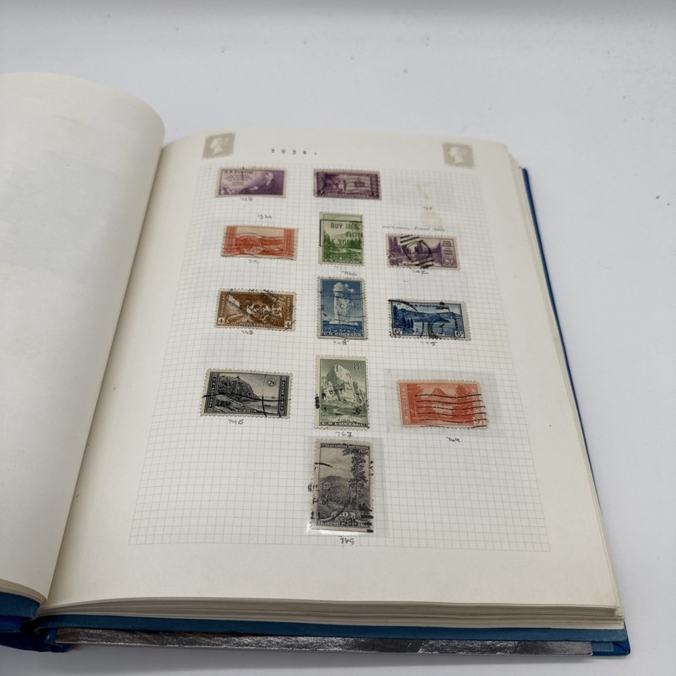 Ex Dealers Stock Unsorted USA Stamps and Album | eBay