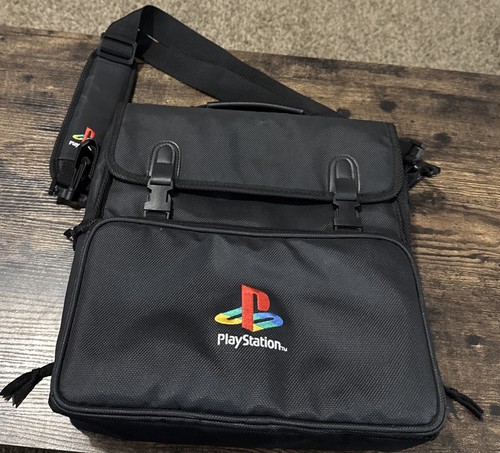Official Sony Playstation One PS1 Travel Messenger Bag Carry Case w ...