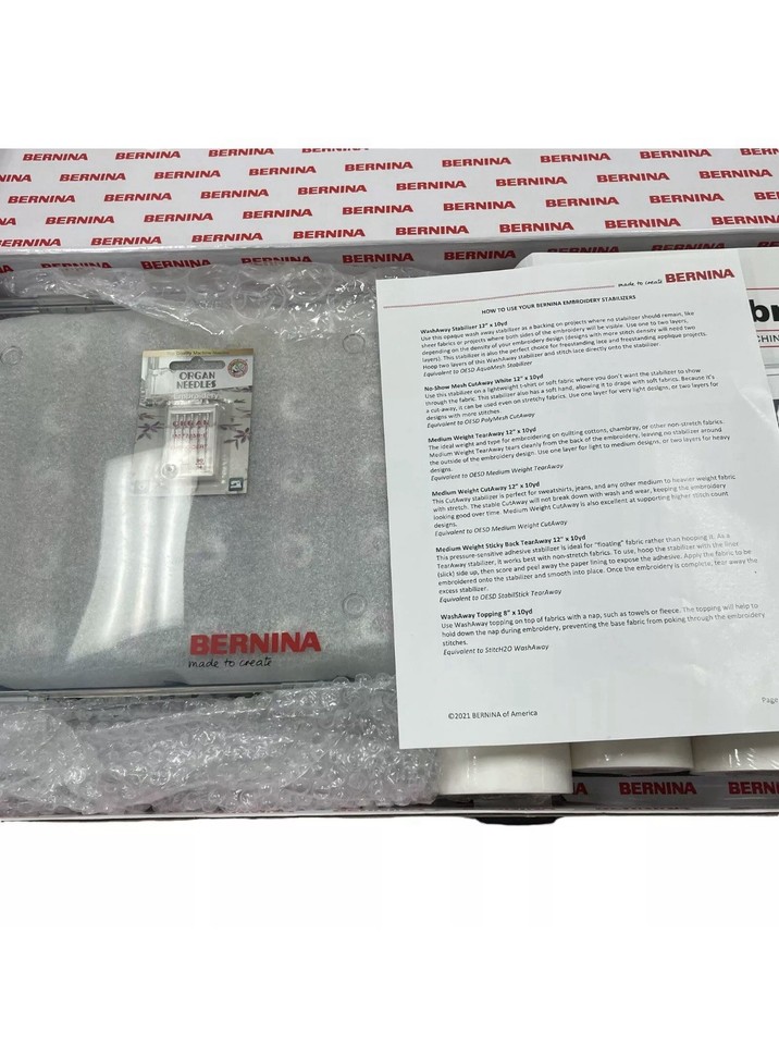 Genuine Bernina Sewing Machine Embroidery Accessory Box (New) | eBay