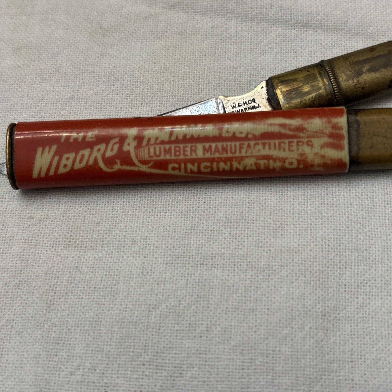 RARE - WIBORG & HANNA CO. CINCINNATI. OHIO - USA ADVERTISING KNIFE | eBay