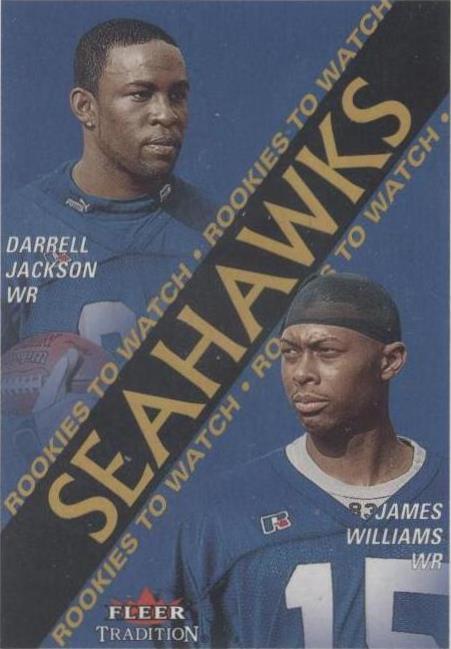 2000 Fleer Tradition - Rookies to Watch Darrell Jackson, James Williams #362 Glossy (RC) for ...