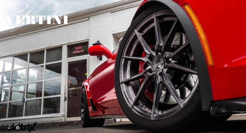 19"/20'' Vertini RFS1.2 Brushed Silver Machined Staggered Wheels ...