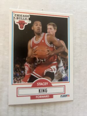1991 Stacey King Chicago Bulls Fleer Basketball Card #27 | eBay