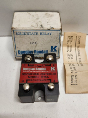 NEW OLD STOCK! DOUGLAS RANDALL 15A 120V PROPORTIONAL CONTROLLER R15A | eBay