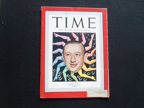 1947 JUNE 2 TIME MAGAZINE - BILLY ROSE - T 1075 | eBay