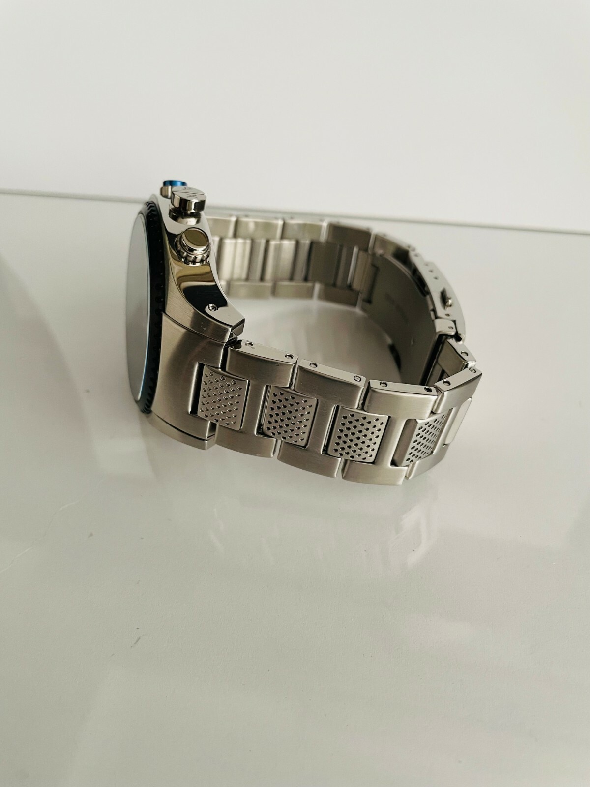 Armani Exchange AX1602 Men's Chronograph Silver Dial Silver-tone ...