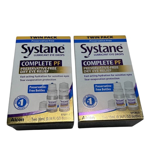 Systane COMPLETE PF dryness relief Eye Drops total 4 bottles NEW 2026 ...