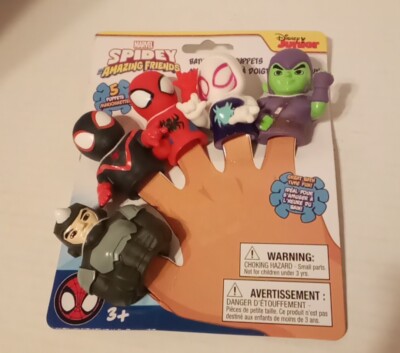 Disney Junior Marvel Spidey & Friends Bath Finger Puppets | eBay