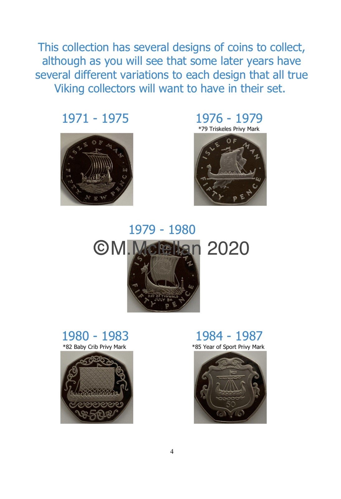 IOM Viking 50p Collectors Book Edition 3, Isle Of Man, Manx Coins | eBay