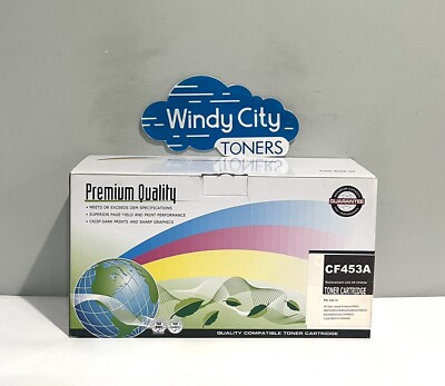 HP CF453A 655A Premium Compatible Magenta Toner Cartridge For LJ M652 ...