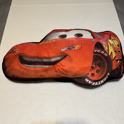 Pixar Cars Lightning McQueen Plush Pillow With Mesh Pocket Bag 22” | eBay