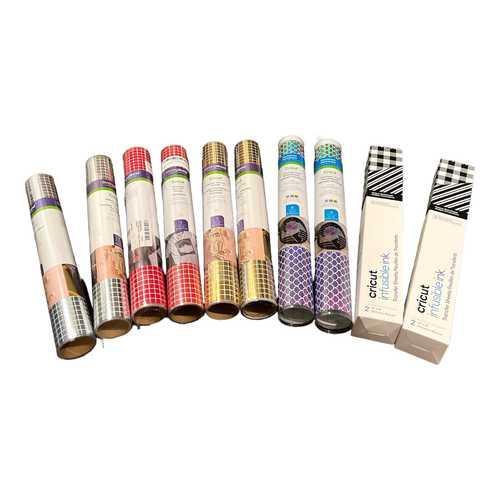 Cricut Strong Bond Everyday Iron On 12 x 12 sheets Multi Colors Vinyls ...