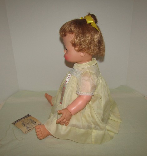 Vintage Doll Ideal KISSY BABY Playpal Type 21” Original Dress Tag ...