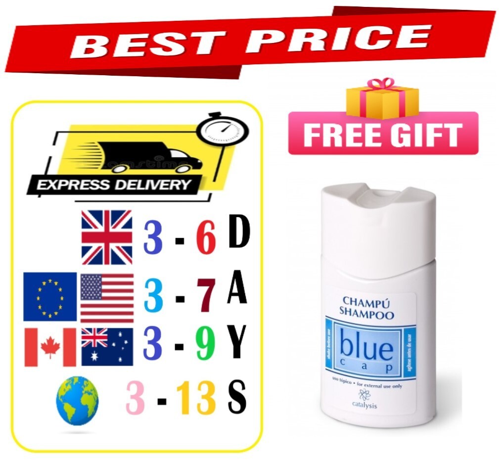 BLUE CAP Shampoo 150ml- Psoriasis, Eczema, Itching, Seborrhea ...