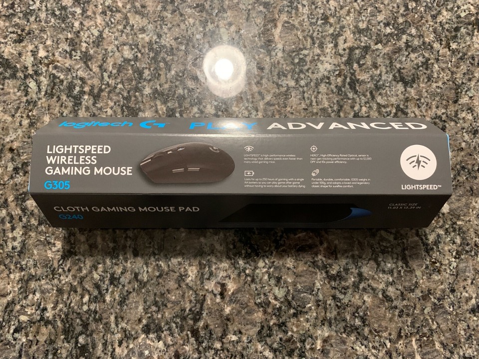 New and Sealed Logitech - Play Advanced G305 Lightspeed Mouse & G240 ...