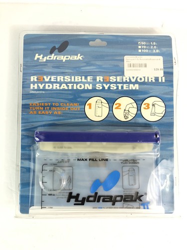 New Hydrapak 1.5 Liter 50 oz Hydration Reversible Shape Shift Reservoir ...