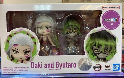 Bandai Demon Slayer Daki & Gyutaro Kimetsu no Yaiba Figuarts mini 107 ...