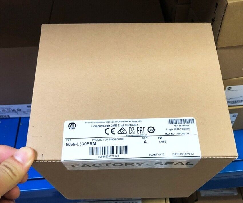 New Allen-Bradley 5069-L330ERM CompactLogix 5380 3MB Enet Motion AB ...