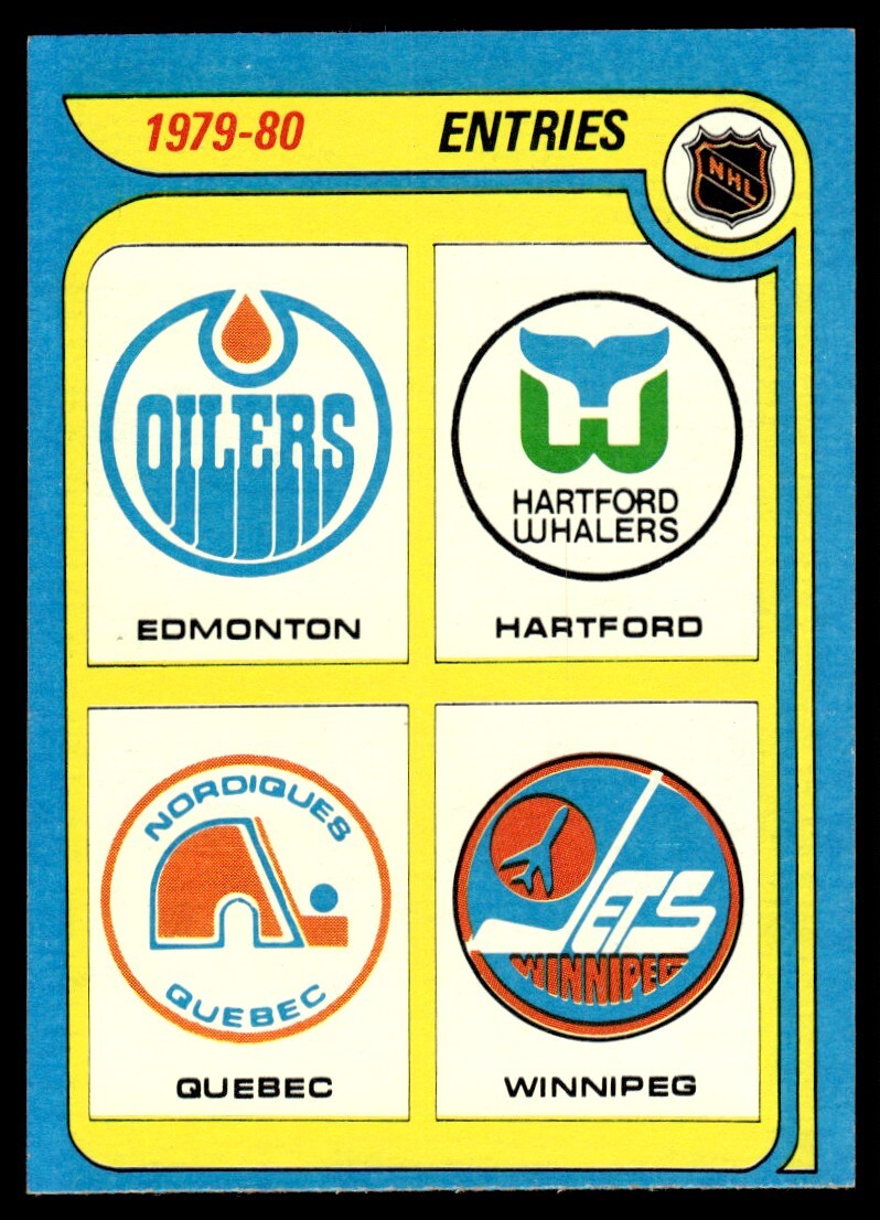 1979-80 Topps Hockey Card Hartford/Quebec/Winnipeg Edmonton Oilers #261 ...