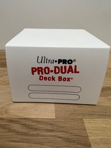 Pro Dual Deck Box White Blanc 180 cards - Ultra Pro | eBay
