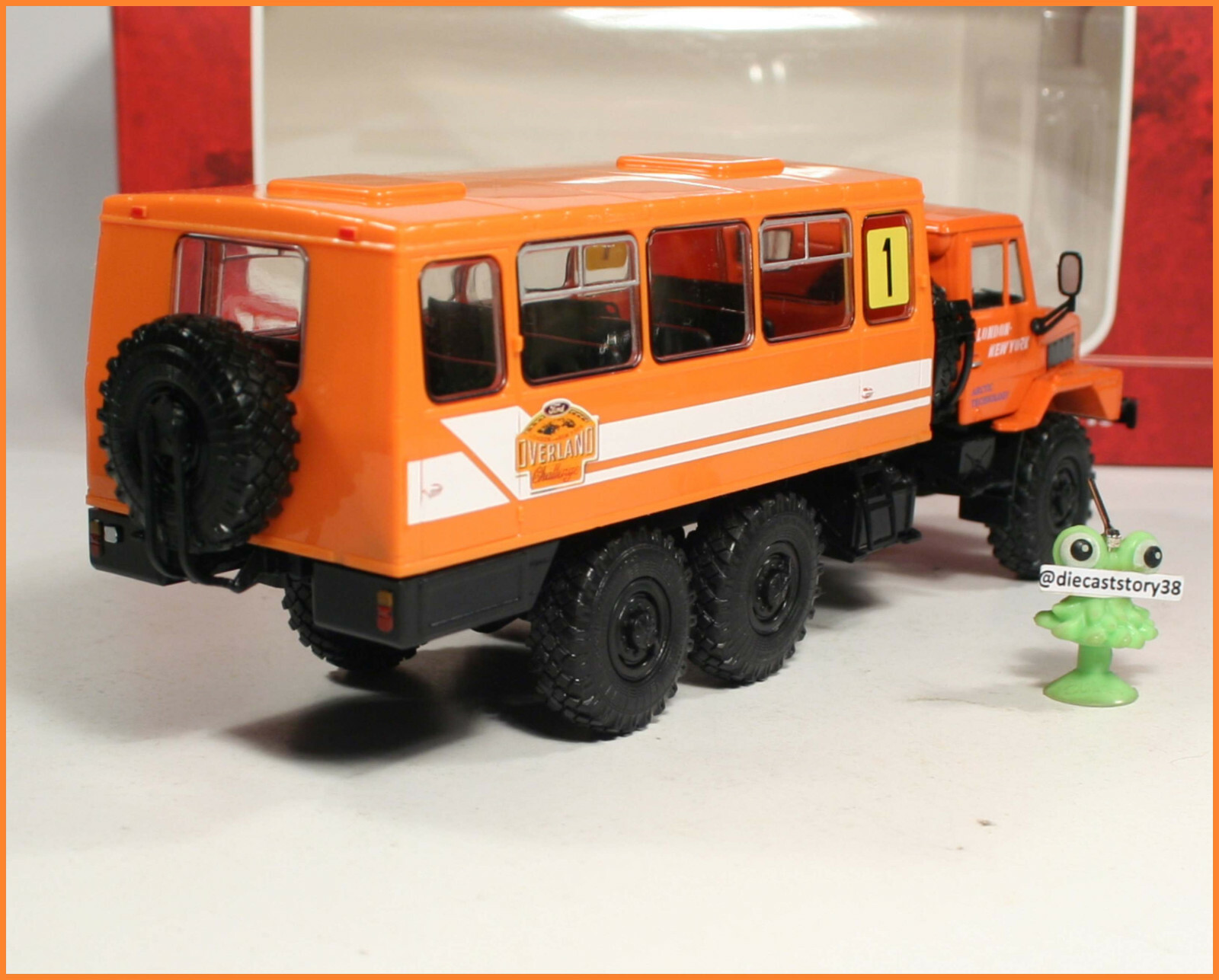 1:43 Bus Overland Challenge 1993 russian URAL NEXT NSAZ 4211 4322 USSR ...