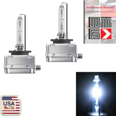 1 Set of D1C D1S D1R 8000K Blue HID Xenon Headlight Light Bulbs OEM ...