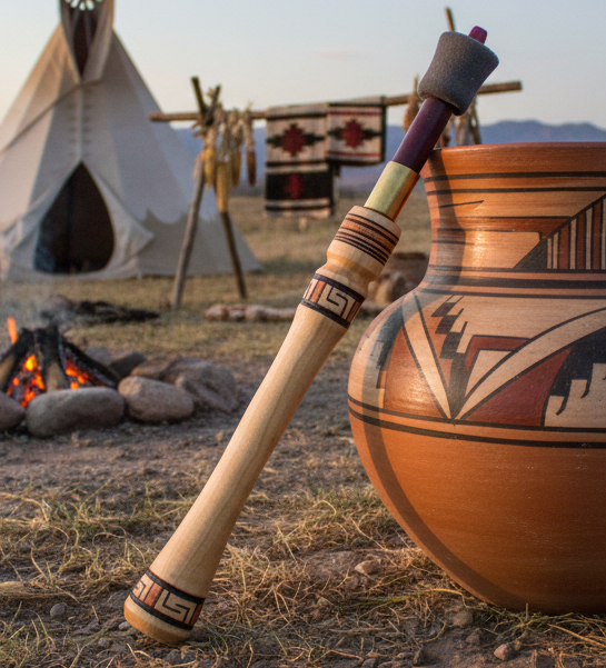 "Navajo" Turkey Trumpet Yelper with Red Buffalo Bone Mouth Piece Game ...