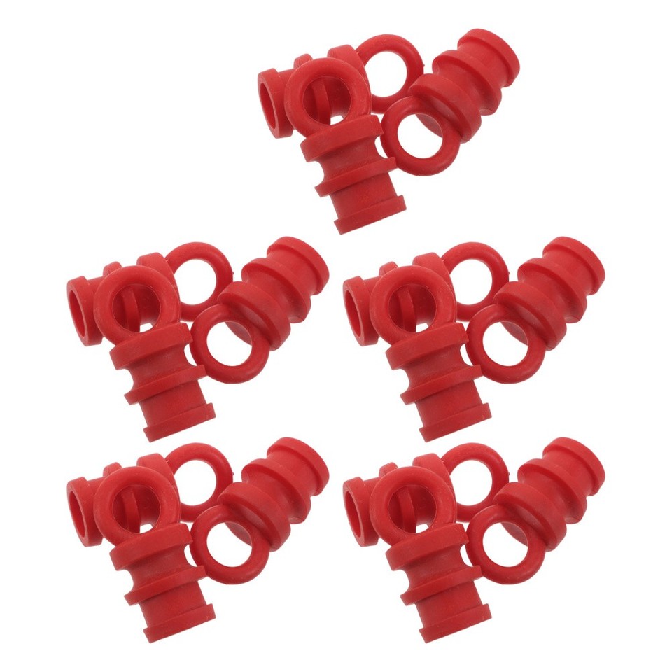 15 PCS Warning Isolation Column Accessories Plastic Cone Caps Fasteners ...