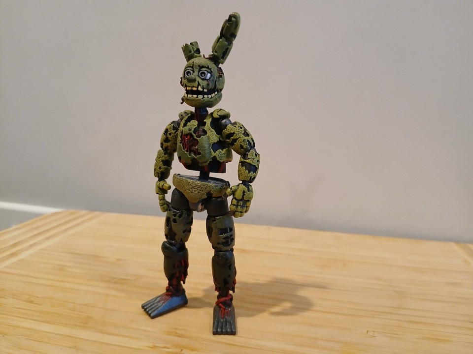 fnaf custom springtrap action figure | eBay