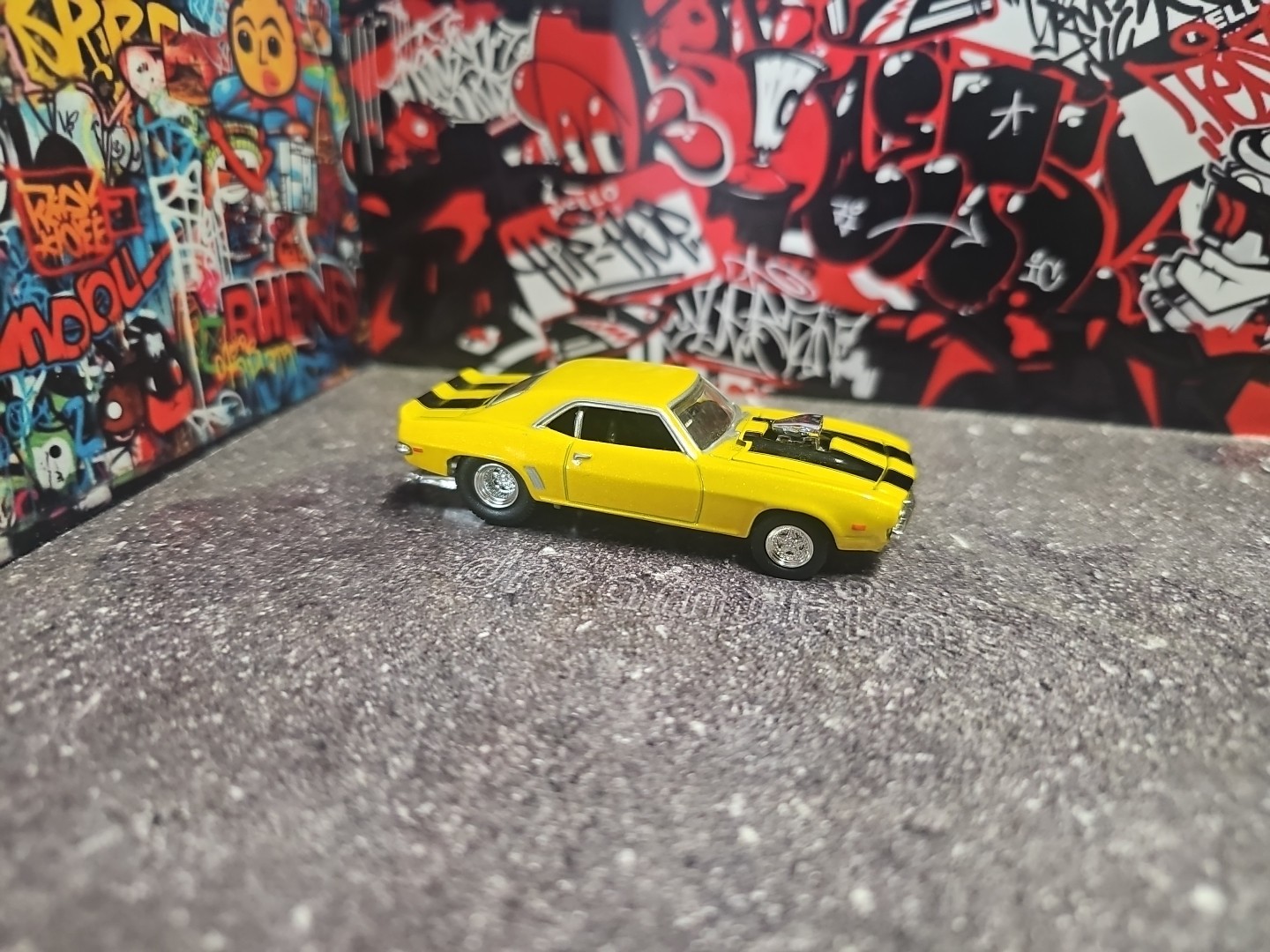 1:64 Hot Wheels LE 1969 69 Z-28 Chevy Camaro Pro Street Yellow Bumble Bee Loose | eBay