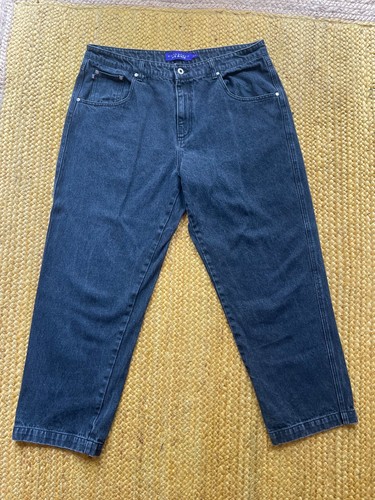 Punkandyo Jeans Black Mens Size 36 Punk and Yo Skater Baggy Big Boy Y2K ...
