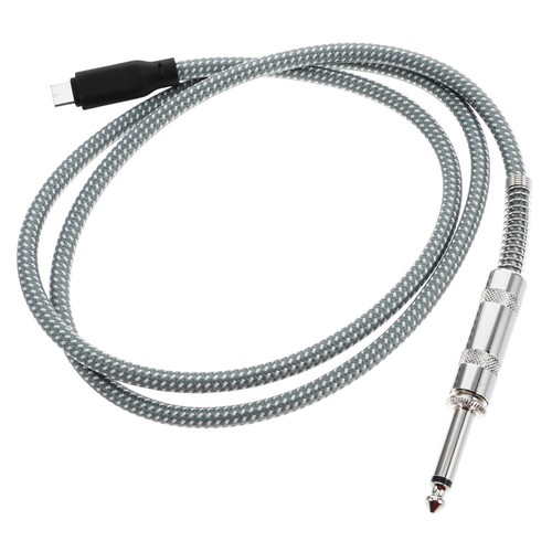 Guitar to Usb C Record Cable Keyboard Electric Male Jack Computer ...