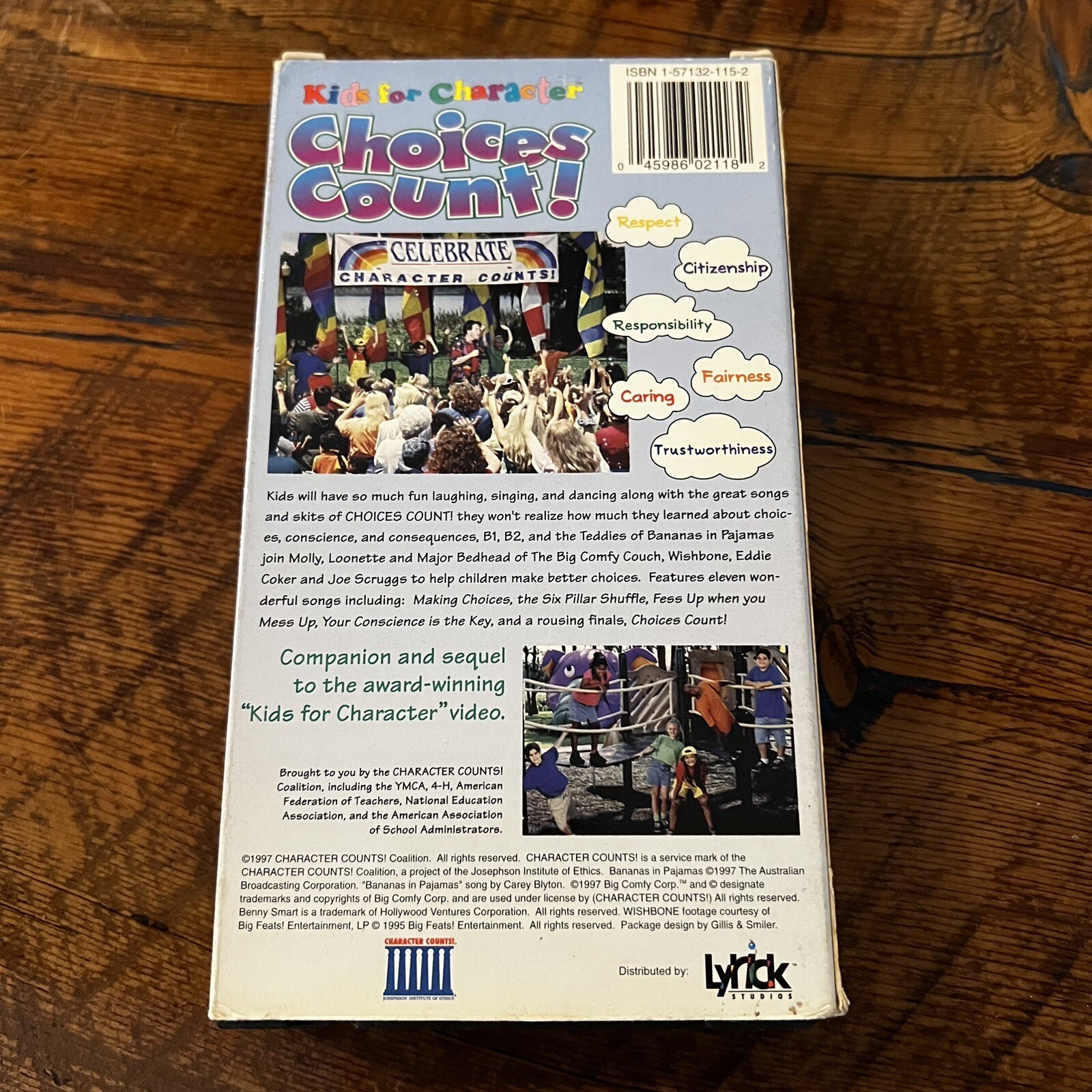 Kids for Character: Choices Count! VHS 1997 Children’s Education ...