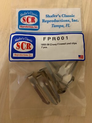 1955 Chevy Firewall Pad Clips Set of 7 | eBay