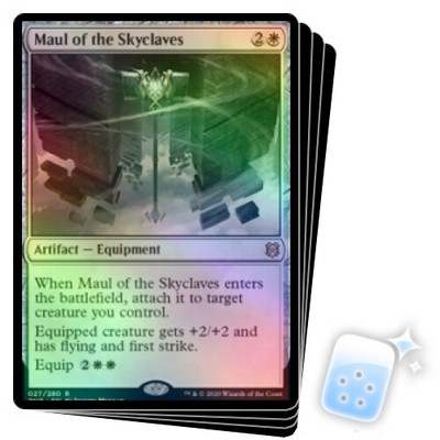 FOIL MAUL OF THE SKYCLAVES X4 Zendikar Rising ZNR Magic MTG MINT CARD ...